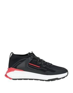 TOD'S NO CODE Leather And Textile Fiber Sneakers - Black