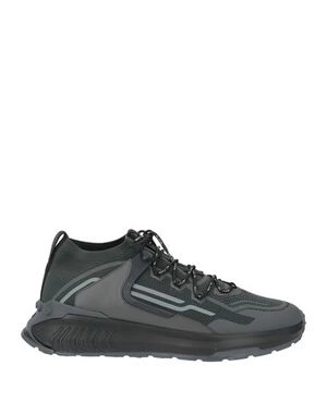 TOD'S NO CODE Leather And Textile Fiber Sneakers - Grey