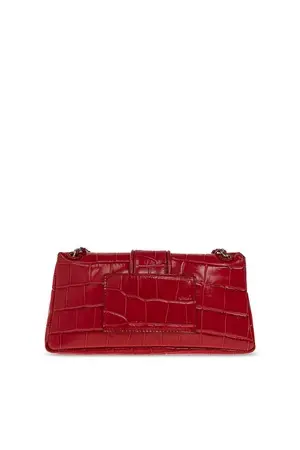 Jacquemus Croc-embossed Chain Shoulder Bag