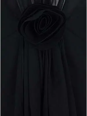 ROTATE BY BIRGER CHRISTENSEN Draped Back Mini Dress