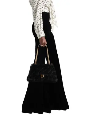 Balenciaga Furry Chain Singleshoulder Bag