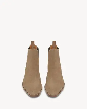 Saint Laurent Suede Chelsea Boots