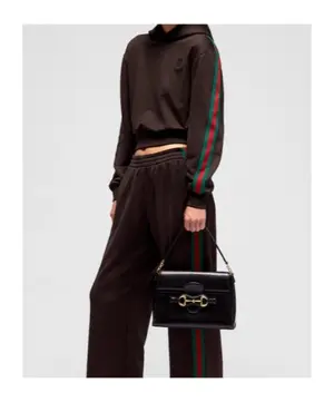 Gucci Long Sleeve Hooded Sweatshirt