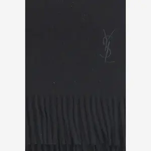 Saint Laurent Fringed Throw Scarf