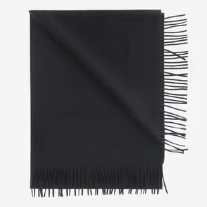 Saint Laurent Fringed Throw Scarf
