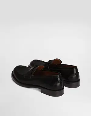 Dolce & Gabbana Dolce Gabbana Logo Plate Loafers