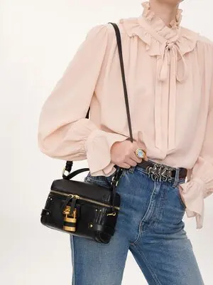 Chloé Paddington Vanity Bag In Grained Leather