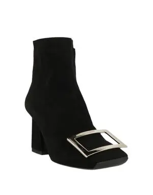 ROGER VIVIER Ankle Boots Size Leather - Black