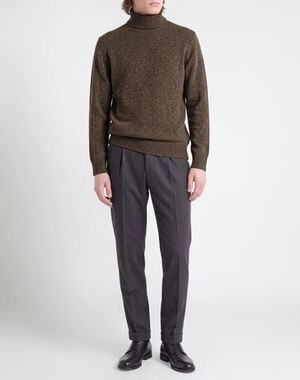 ROBERTO COLLINA Turtleneck Slate Size Merino Wool, Cashmere - Grey
