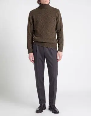 ROBERTO COLLINA Turtleneck Slate Size Merino Wool, Cashmere - Grey