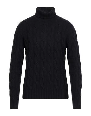 MOORER Turtleneck Cashmere Sweater - Blue