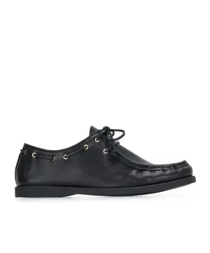 Celine Round-toe Loafers - Black