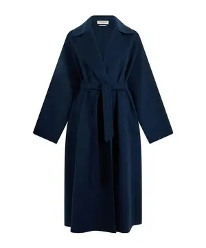 Max Mara Long-sleeved Coat - Black