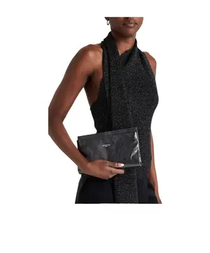 Balenciaga Leather Medium Clutch