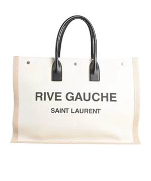Saint Laurent Large Woven Tote Bag - No