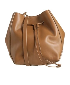Brunello Cucinelli Compact Solidcolor Bucket Bag - Brown