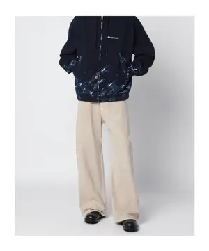 Balenciaga Belt-loop Wide-leg Jeans