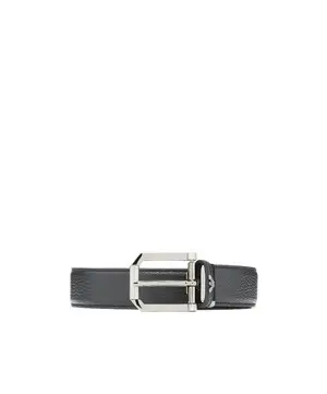 Emporio Armani Textured Leather Belt