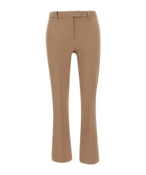 Max Mara Umanita Straight-leg Tailored Pants - Brown