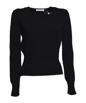 Max Mara Long-sleeve Knit Top - Black