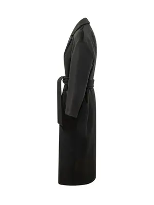 Max Mara Long Sleeved Belted Coat