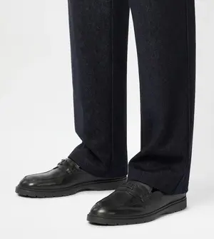 TOD'S Embossed Logo Loafers