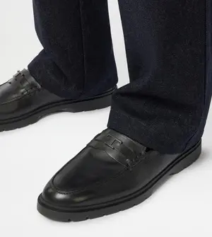TOD'S Embossed Logo Loafers