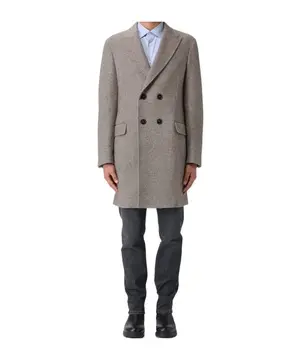 Zegna Double-breasted Long-sleeved Coat