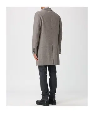 Zegna Double-breasted Long-sleeved Coat
