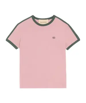 Valentino Garavani Contrast Trim Logo T-shirt