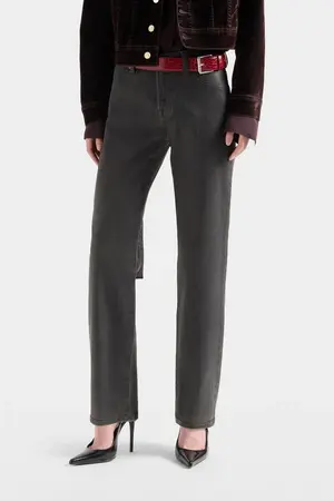 7 For All Mankind Calie Logo-patch Straight Jeans
