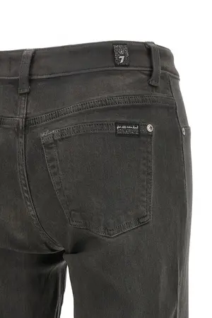 7 For All Mankind Calie Logo-patch Straight Jeans