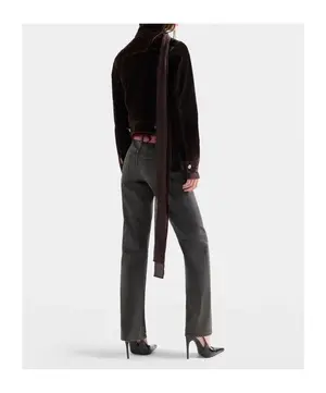 7 For All Mankind Calie Logo-patch Straight Jeans