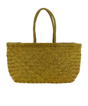 Dragon Diffusion Bamboo Triple Jump' Large Shoulder Bag - Green