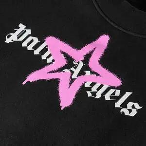 Palm Angels Mockneck Cropped Sweatshirt