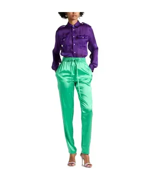 Dolce & Gabbana Satin Stretch Trousers