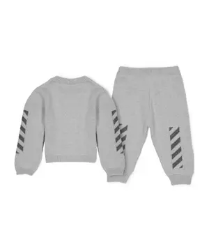 Off-White Knit Twopiece Set