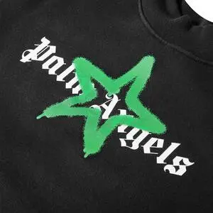 Palm Angels Mockneck Cropped Sweatshirt