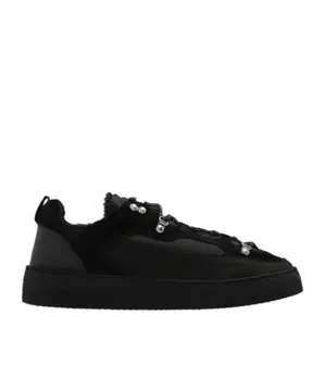 Dsquared2 Logo-detailed Round-toe Sneakers - Black