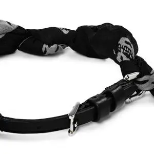 Alexander McQueen Padded Headband With Skull Charm