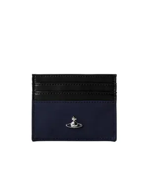 VIVIENNE WESTWOOD Solid Color Card Holder - Blue