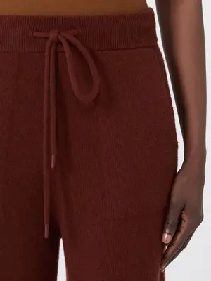 Max Mara Wide Leg Cashmere Yarn Trousers
