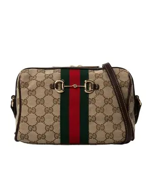 Gucci Classic Texturedfabric Tote Bag - Brown