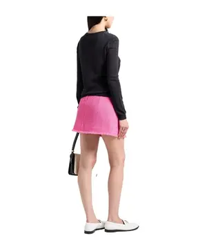 Dolce & Gabbana A-line Wool-blend Midi Skirt