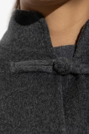 RÓHE Stand-collar Shawl Cape