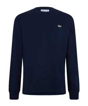 Lacoste Crewneck Longsleeve Top - Black