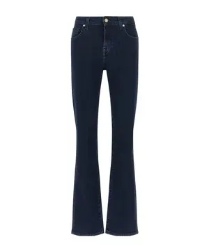 7 For All Mankind Midrise Flaredleg Jeans - Blue
