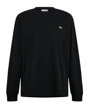 Lacoste Crewneck Longsleeve Top - Black