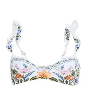 Farm Rio Floral Bikini Top