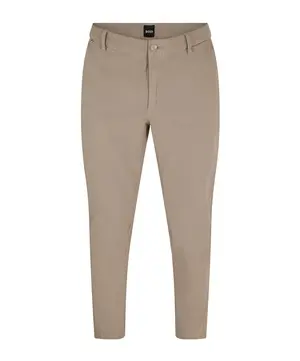 Hugo Boss Simple Straight-leg Pants - Beige